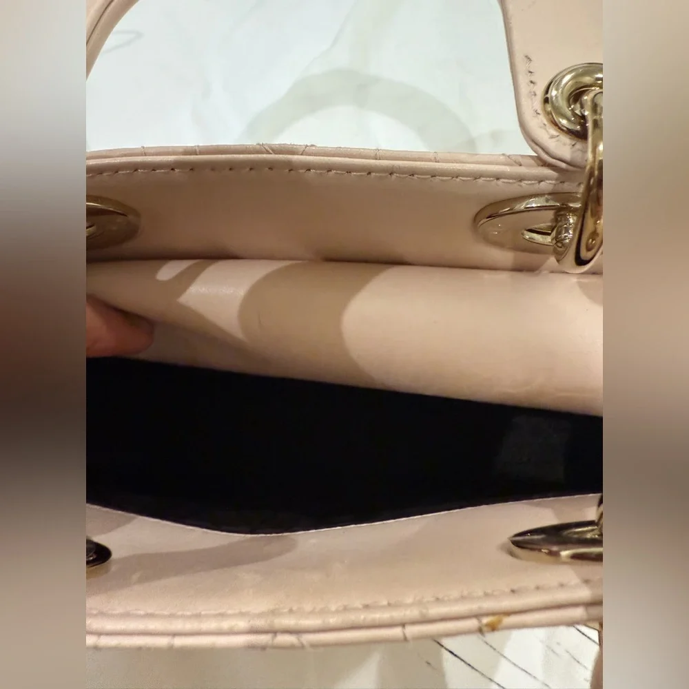 Dior | Bags | Medium Lady Dior Bag Powder Pink Cannage Lambskin | Poshmark